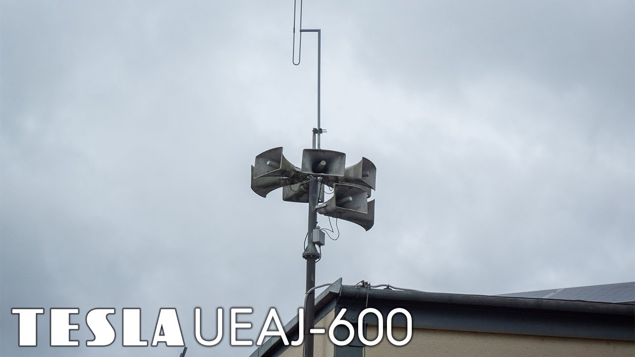 4K | Zkouška sirén | Siren test | Sirenenprobe | TESLA UEAJ-600 ...