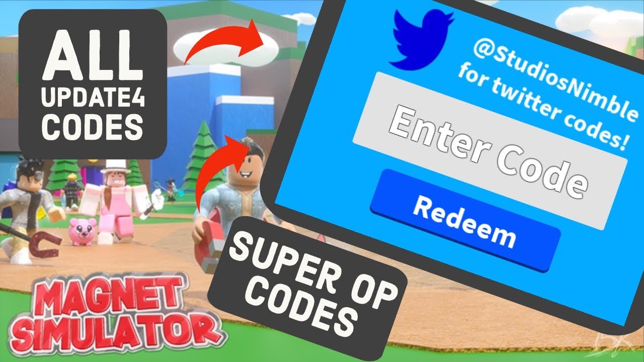 Roblox Magnet Simulator - ALL UPDATE 4 CODES!! - Roblox Codes - YouTube