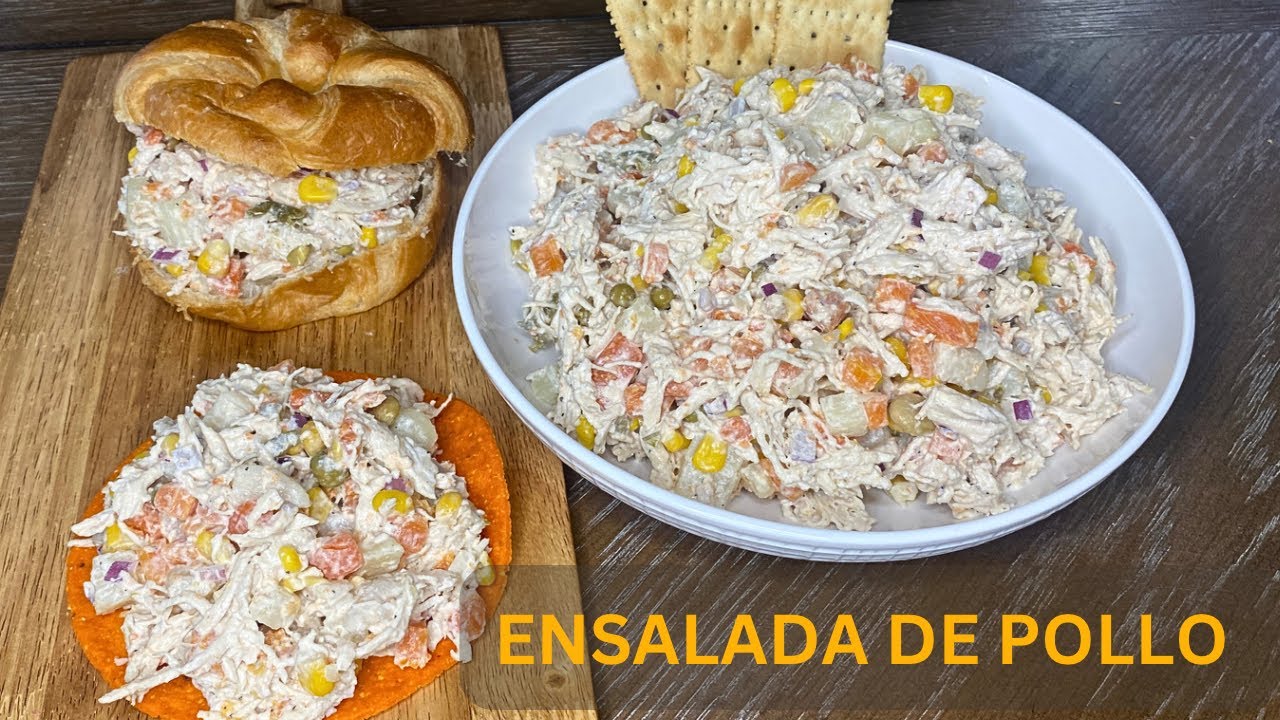 Ensalada de Pollo - Receta Fácil y Rápida - - YouTube