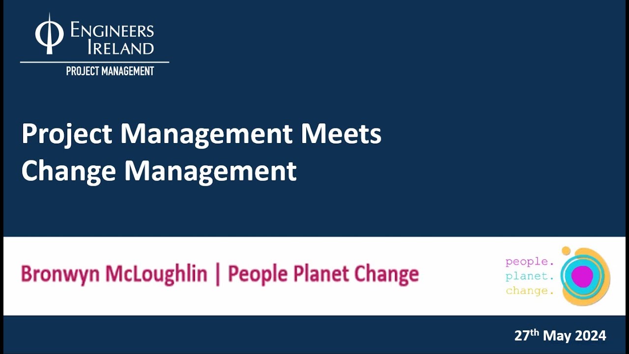 Project Management Meets Change Management - YouTube