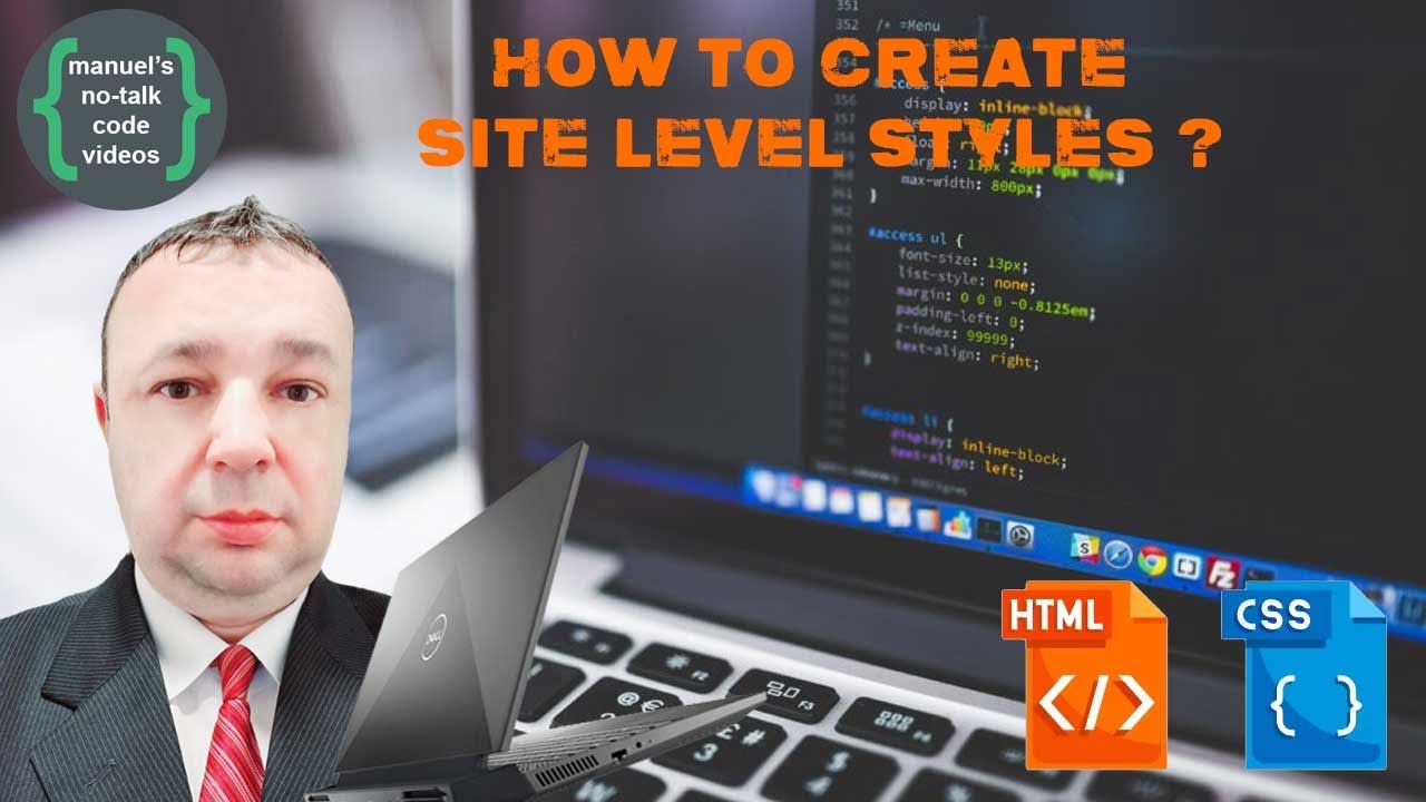 Html5 And Css3 8 How To Create Site Level Styles Youtube 4970