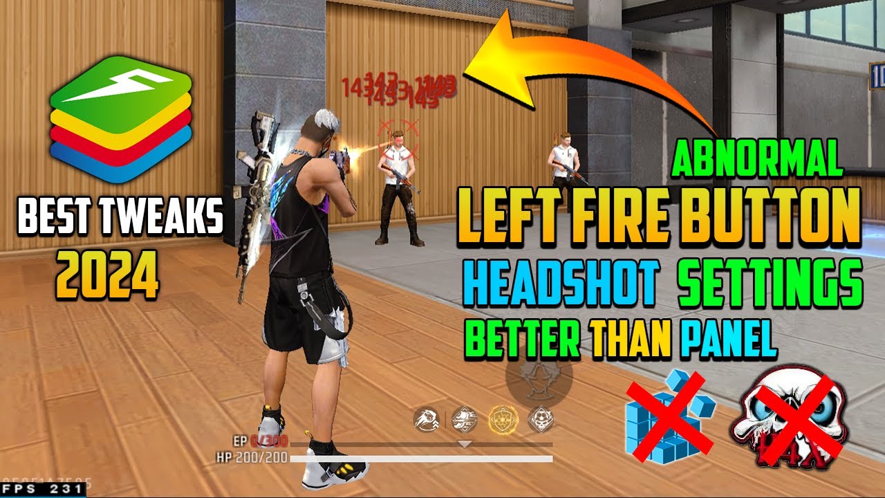 Free Fire Emulator Left Fire Button Abnormal Headshots Settings ...