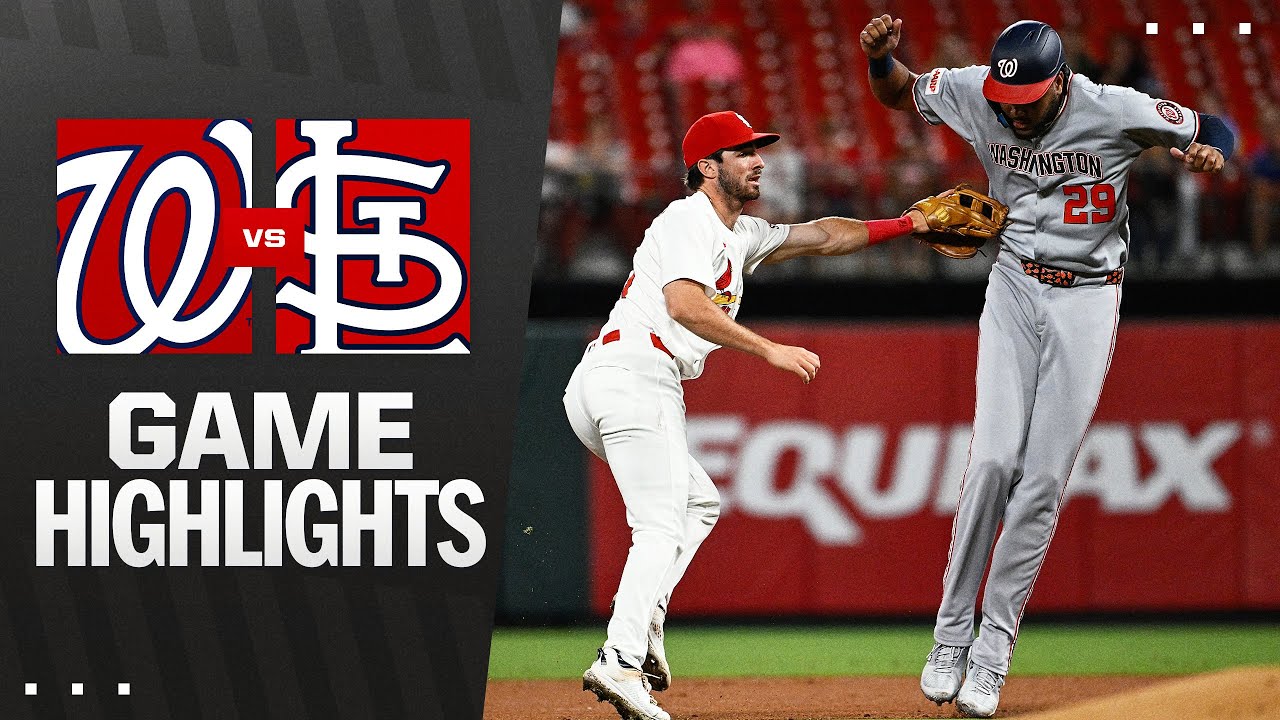 Nationals vs. Cardinals Game Highlights (7/8/25) | MLB Highlights - YouTube