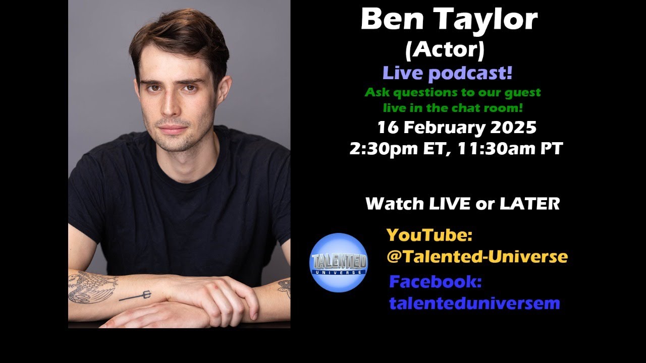 Ben Taylor (Actor, 'Deadly Vows', 'Final Call for Love'), joins us for ...