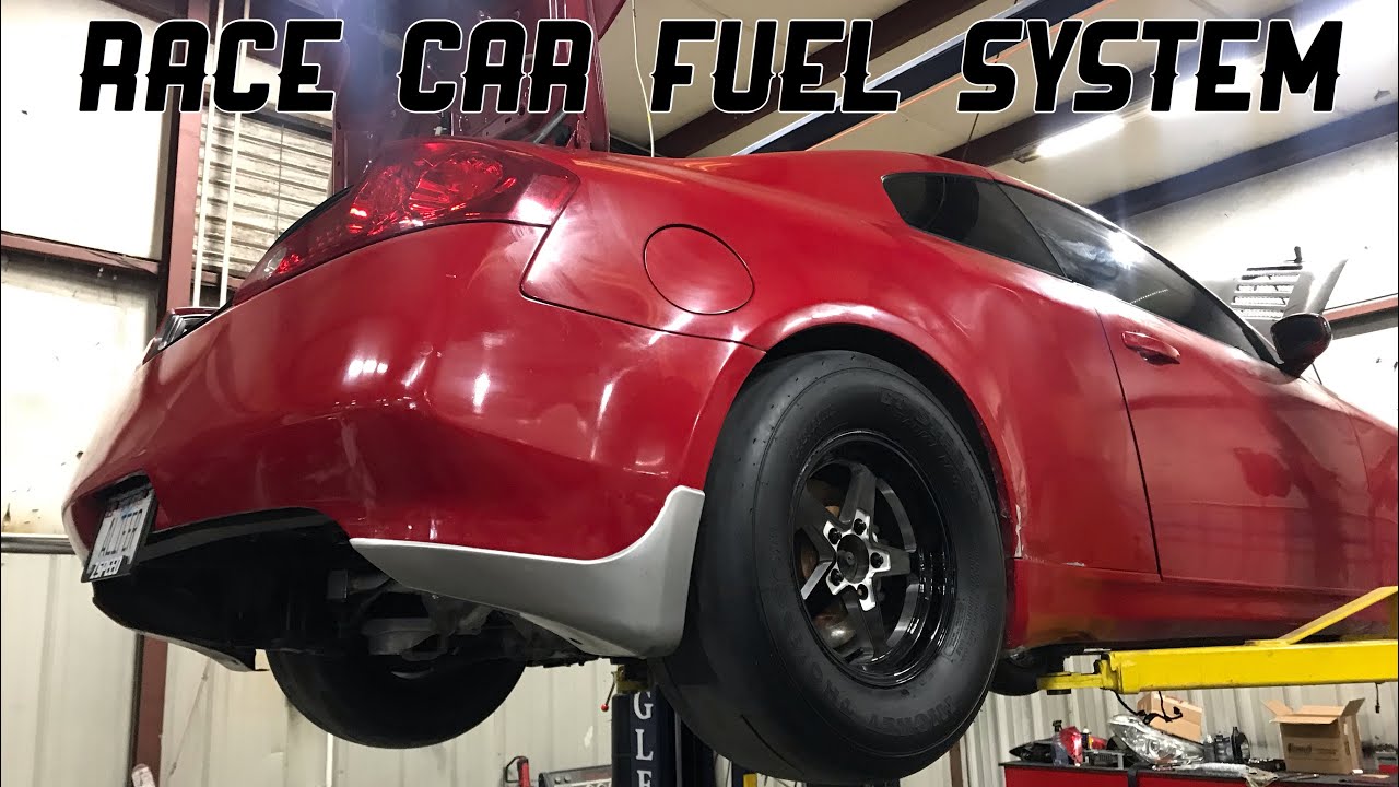 Progress on a SICK 350Z + Mounting Fuel Lines - YouTube