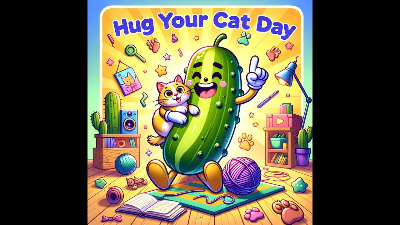 Hug Your Cat Day - June 4th, 2024 | Kid Jokes | Dad Jokes - YouTube