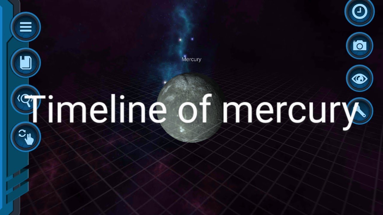 Timeline of mercury in my pocket galaxy - YouTube