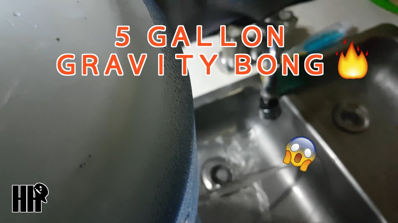 5 GALLON GRAVITY BONG (WATERFALL) - Hightorials w/Joshy J + KATT420 ...