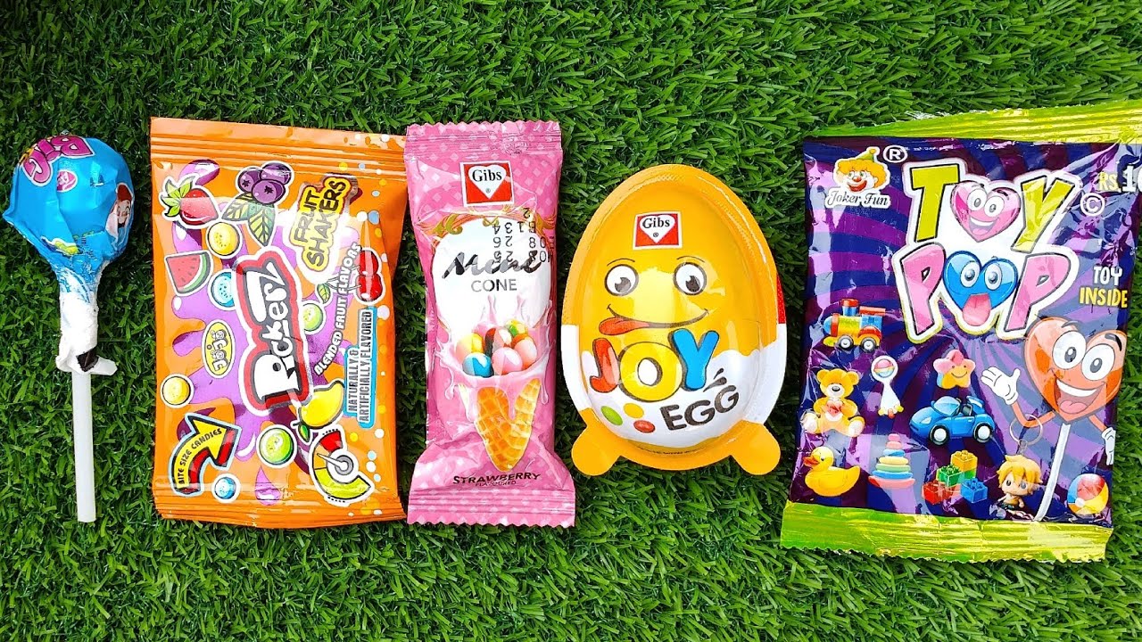 Satisfying Video Unboxing GIANT Rainbow Lollipop Candy with Yummy ...