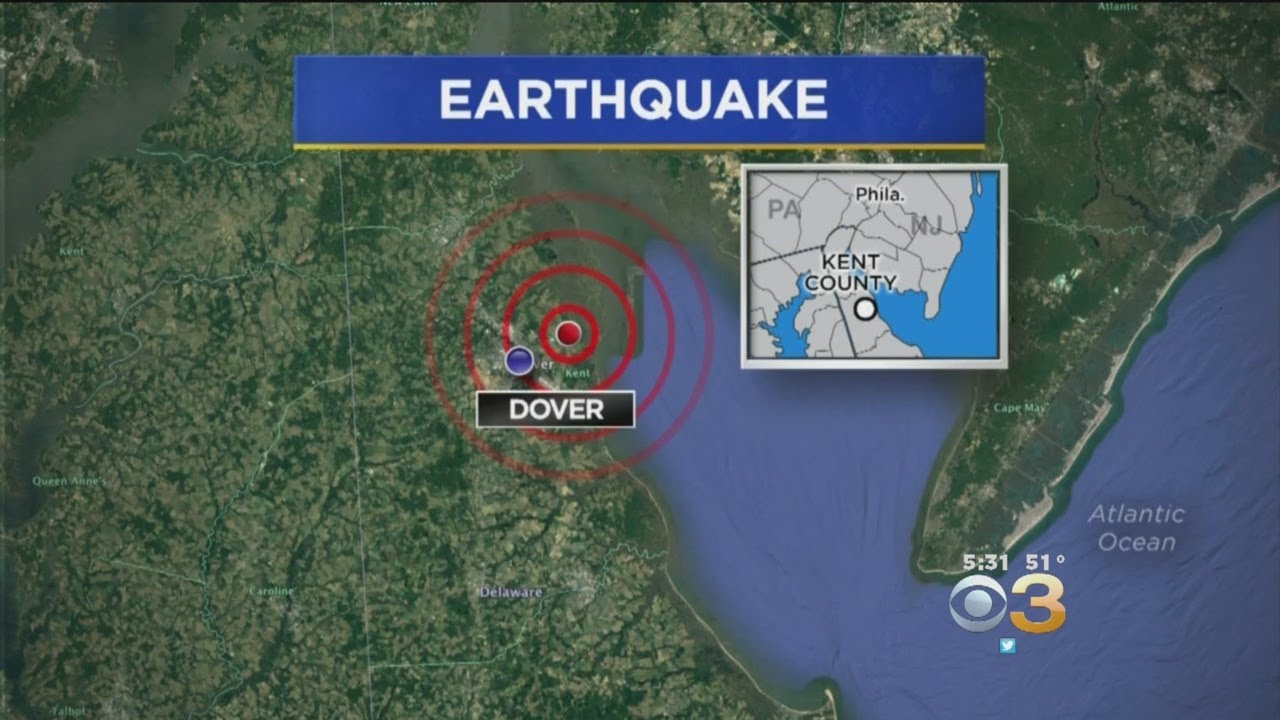 Delaware Earthquake Shakes Up First State - YouTube