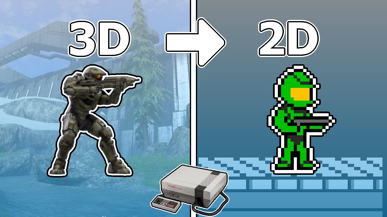 I made Halo for the NES - YouTube