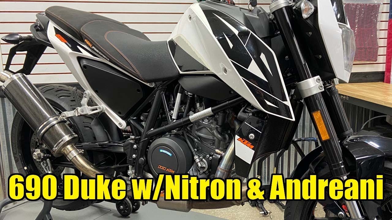 2018 KTM Duke 690 Stock #: KTM714502 walk around video. - YouTube