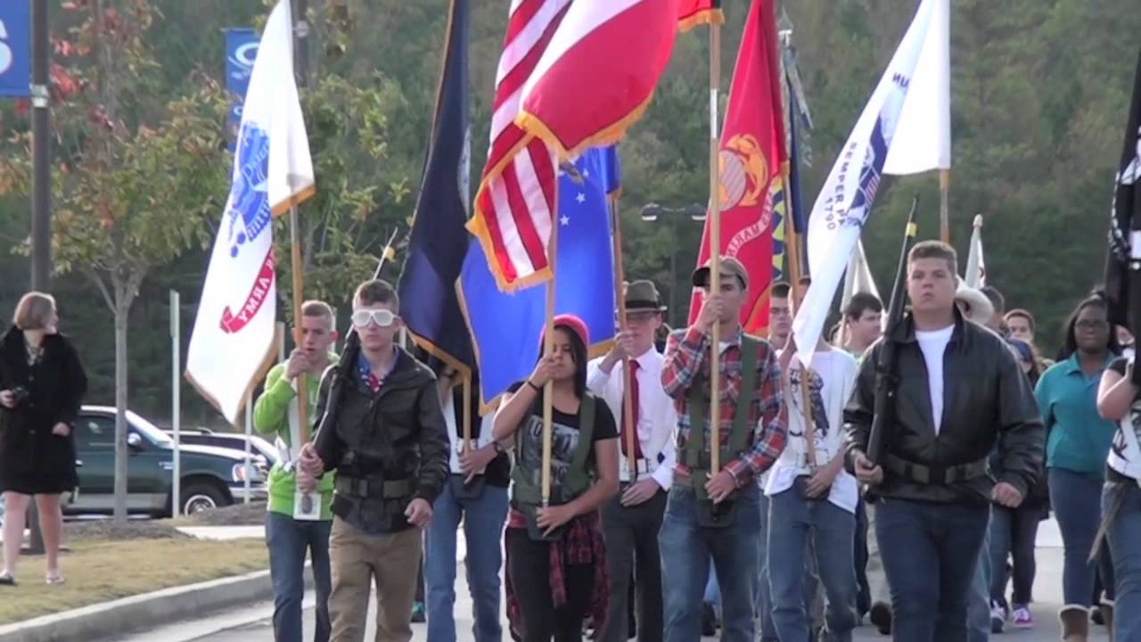 Cass High School 2014 Homecoming Parade & Bonfire - YouTube