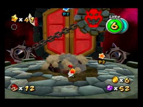 Super Mario Galaxy 2 WalkThrough - (boss) Bowser's Lava Lair - YouTube