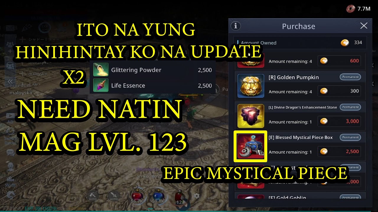MIR 4 - IN GAME DETAILD SOLID UPDATE | LVL UP IS THE KEY - YouTube