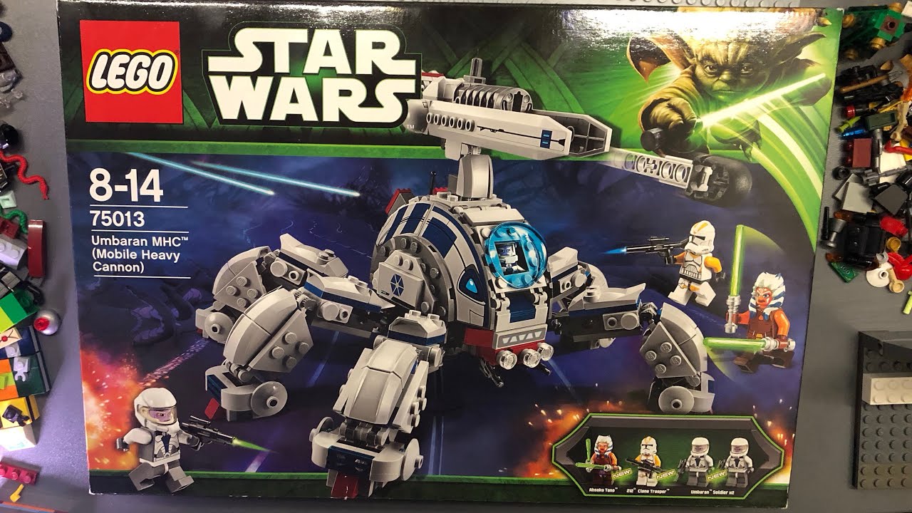 LEGO Star Wars set 75013 Umbaran MHC (Mobile Heavy Cannon) Review (2013 ...