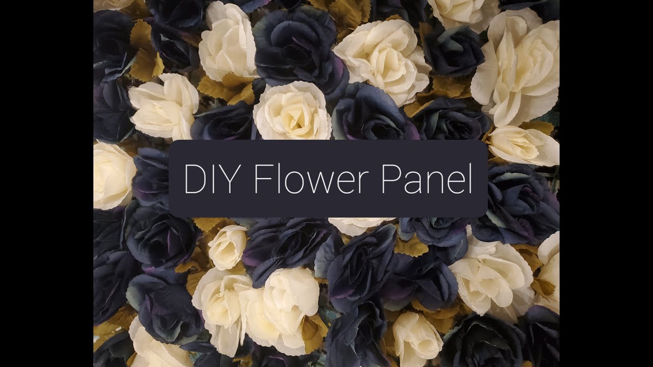 How to make a Flower Wall Panel | Part 1 (DIY Floral Project) - YouTube
