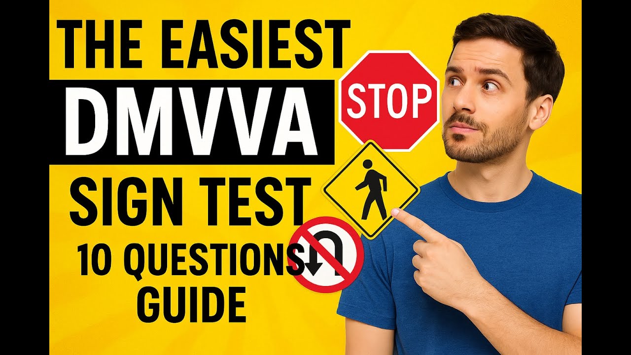 The Easiest DMVVA Sign Test 1 :Question and Answer 10 Questions Guide ...