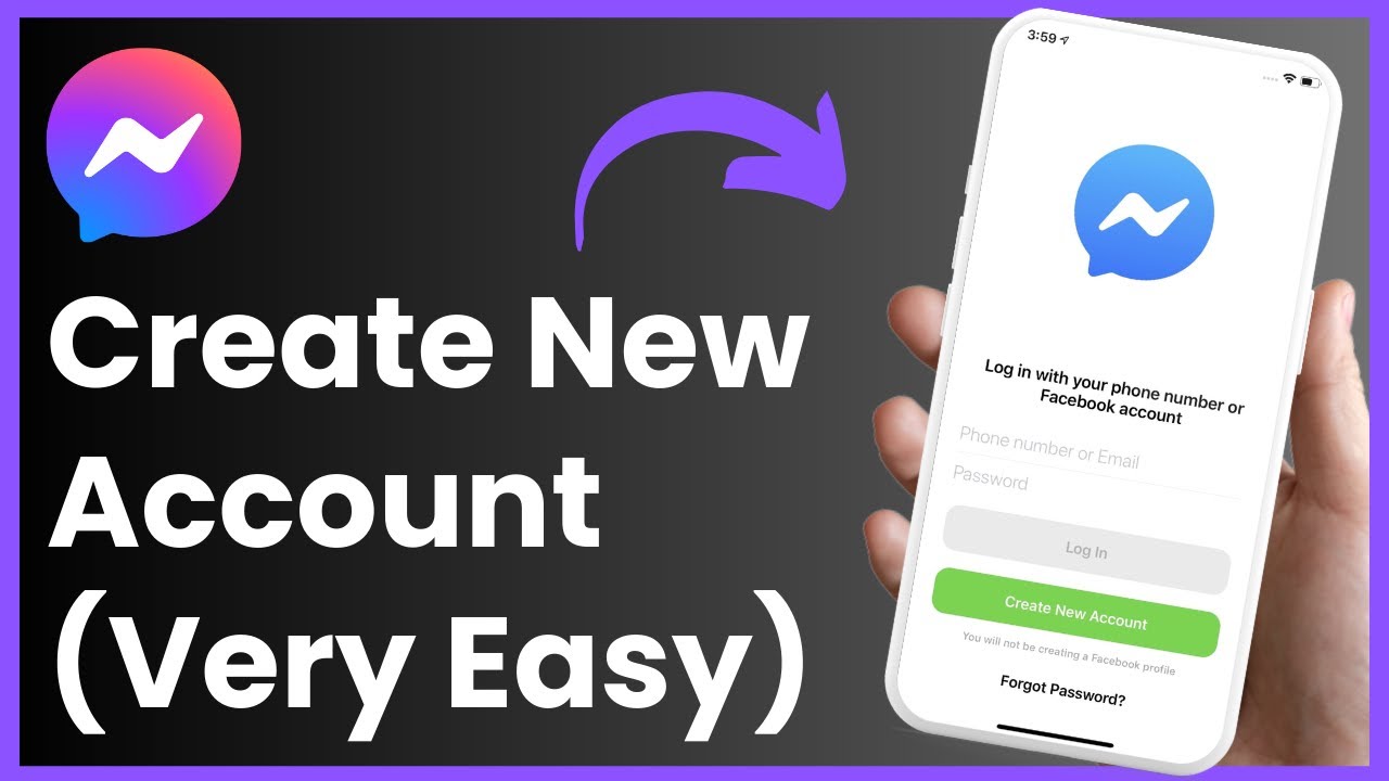 How To Create & Open Messenger Account ! [EASY STEPS] - YouTube