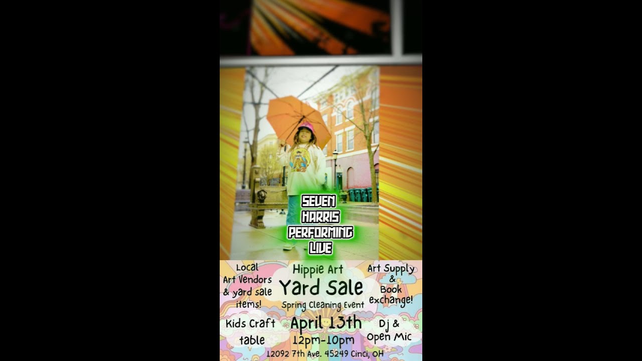Seven Harris Performin Live @Hippie Art Yard Sale - YouTube