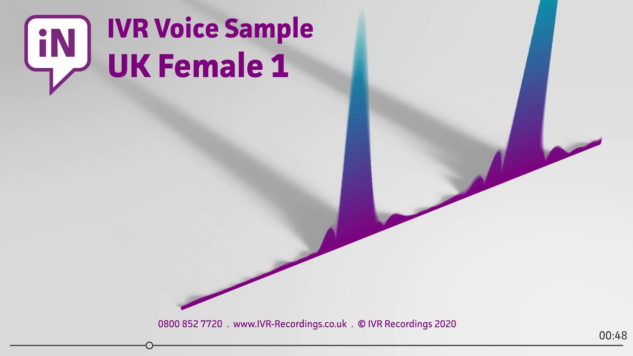 IVR Voice Recording Sample - UK Female 1 - YouTube