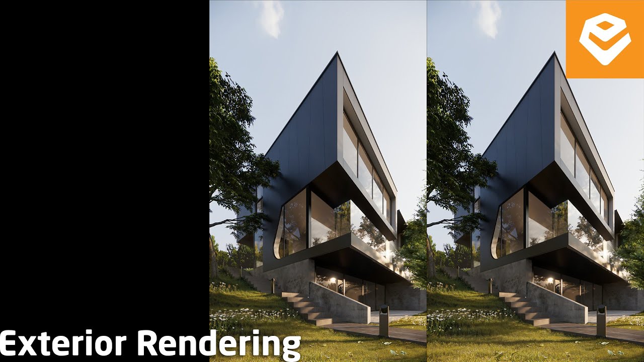 Enscape 4.1 For SketchUp | 045 Realistic Exterior Rendering Forest ...