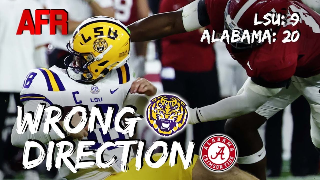 REACTION: Alabama 20, LSU 9 | Tigers Offense Collapses, Garrett ...