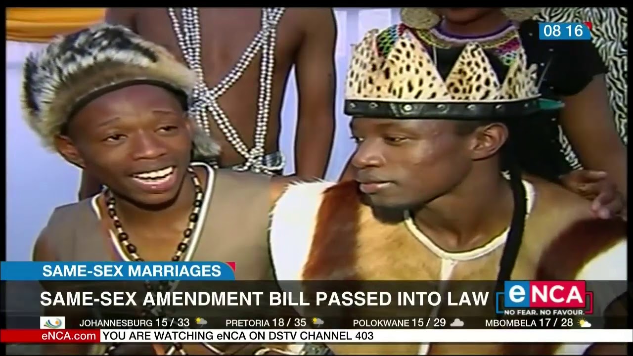 Same Sex Amendment Bill Passed Into Law Youtube 8172