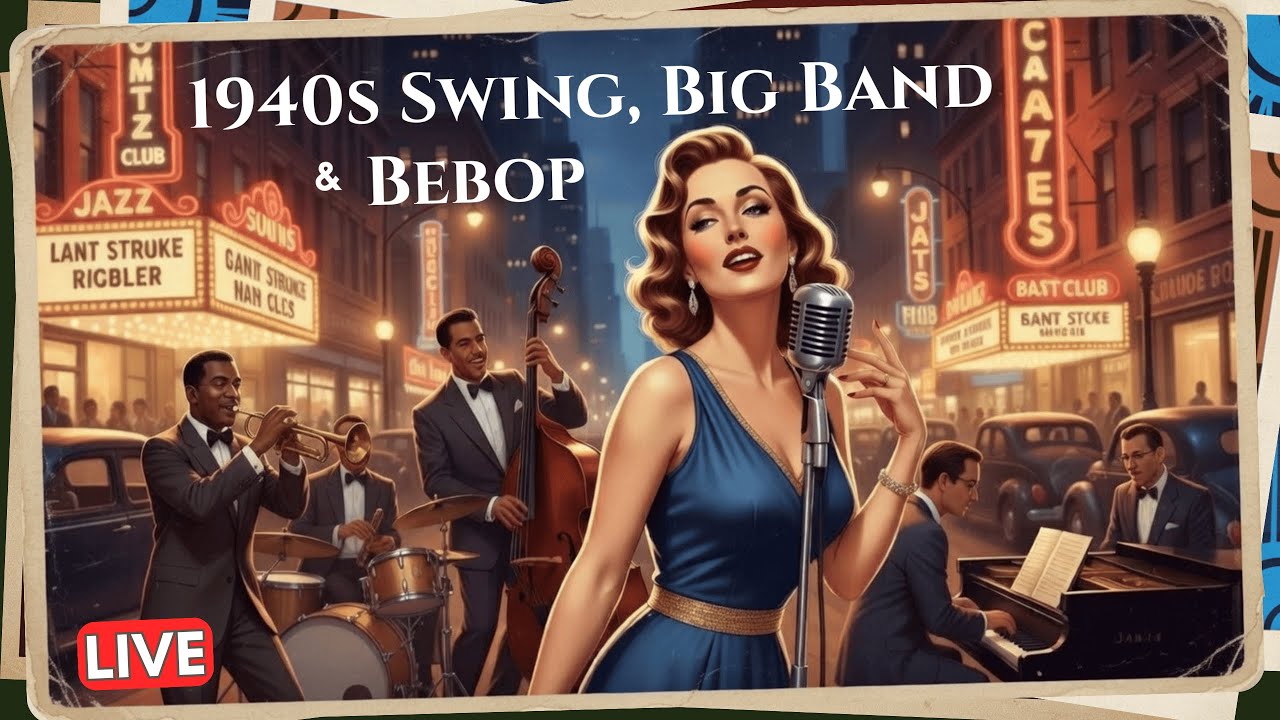 1940s Swing, Big Band & Bebop | Retro Jazz Favorite Songs - YouTube