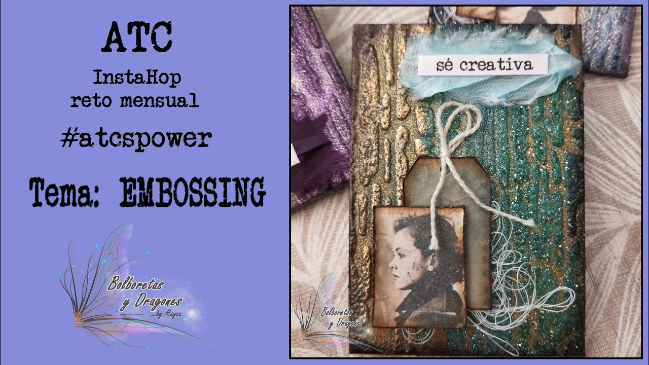 ATC (Artist Trading Card) – Polvos de Embossing (Embossing Powder ...