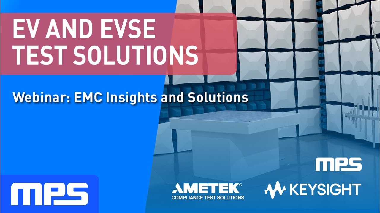 Webinar EMC Insights and Solutions: EV and EVSE Test Solutions - YouTube
