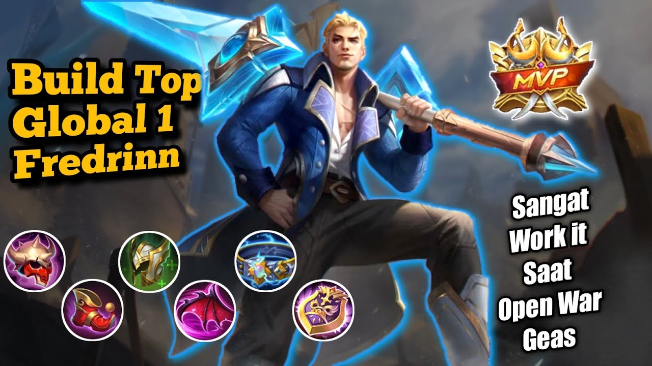 Build top global 1 fredrinn || Gameplay fredrinn || MLBB - YouTube