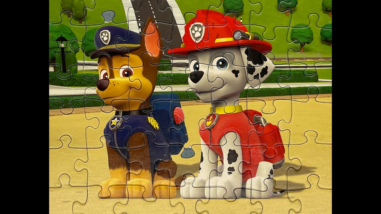 Paw Patrol Puzzle Game for Kids, Marshall Chase, Kids Puzzle, パウ・パトロール ...