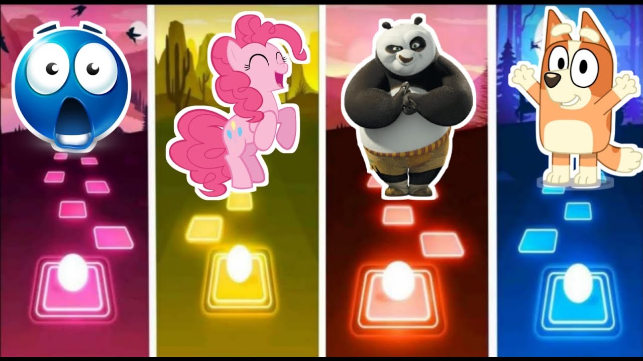 Hole 🆚 my little pony 🆚 kunfu panda 🆚 bluey ♦who is best - YouTube