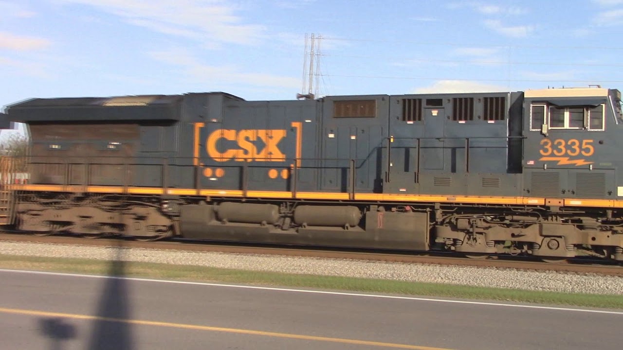 CSX G963 in Dudley, NC w/ Horn taps heading to Wallace, NC - YouTube