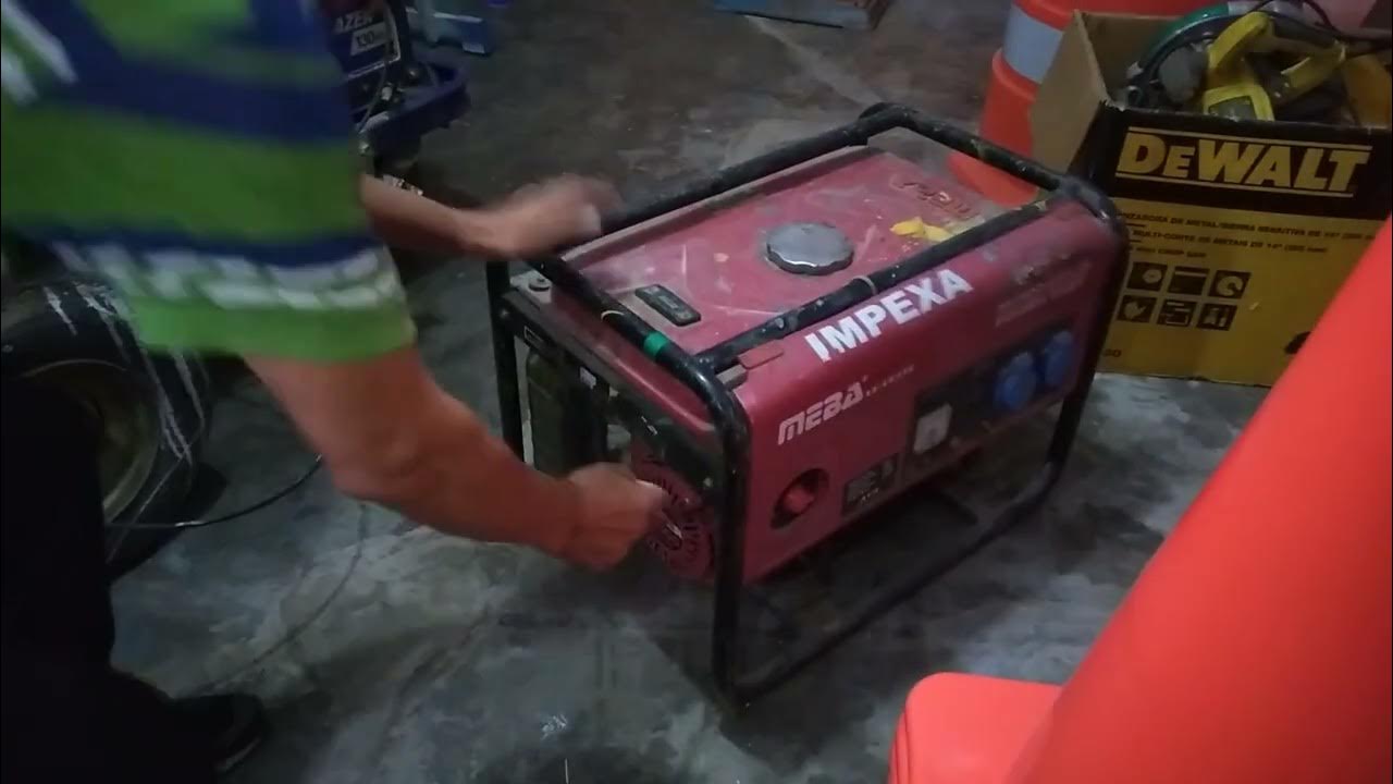 Encendido del Generador eléctrico MEBA M3600- 200UG - YouTube