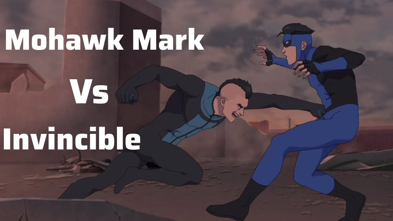 Mohawk Mark vs Invincible fight | Invincible season 3 episode 7 | invincible War #invincible # ...