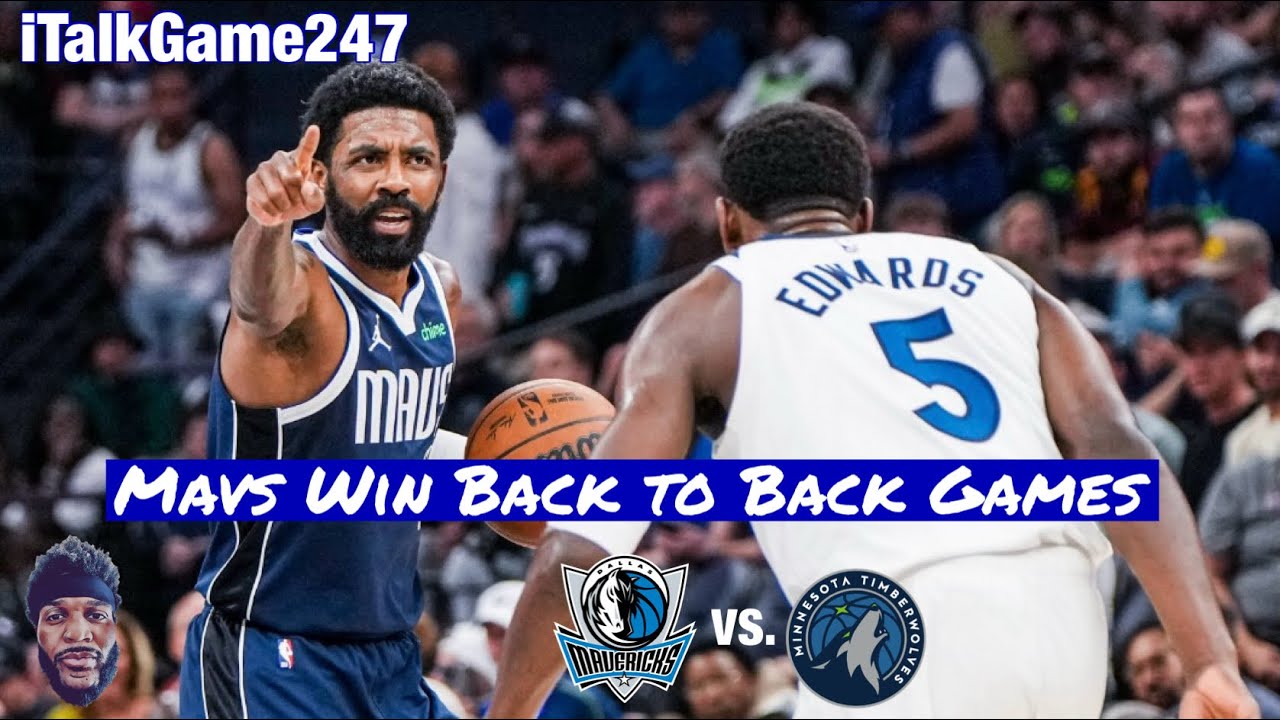 Dallas Mavericks Win vs. T-Wolves on 2nd Night of Back to Back - YouTube