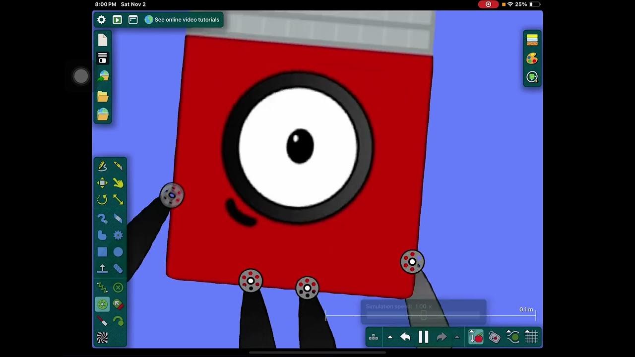 How to make Numberblocks in algodoo - YouTube