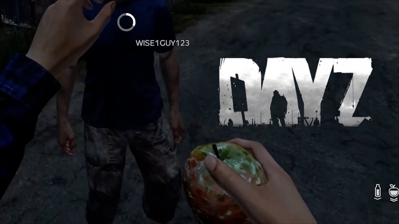 Feeding rotten food to people in dayz - YouTube