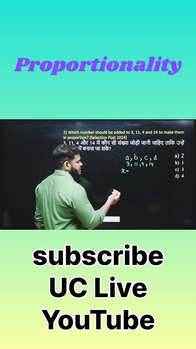 "Can you solve this ratio and proportion problem?" - YouTube