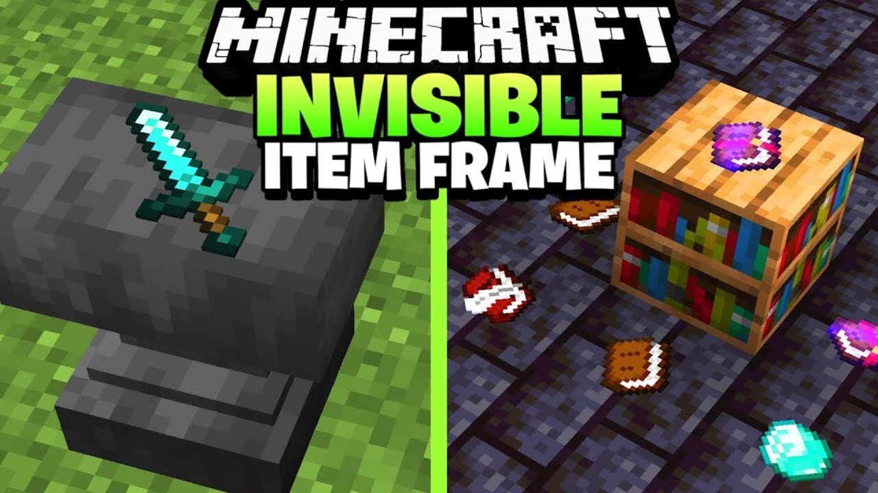 how to download invisible fram in minecraft pe - YouTube