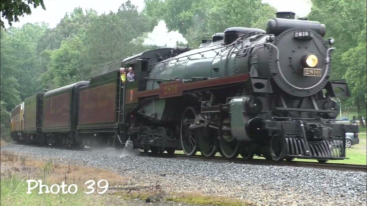 Chasing The Canadian Pacific #2816 Steam Loco from Heavener Oklahoma to Shreveport Louisiana ...