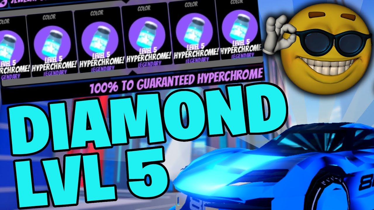 Getting a FULLY GRINDED Hyperdiamond Lvl5 | Roblox Jailbreak - YouTube