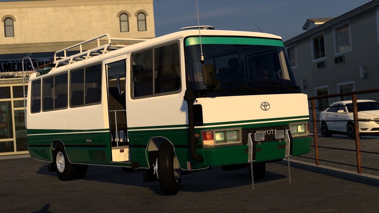 Mod Toyota Coaster HZB30L de Panamá para ATS | Variantes y ...