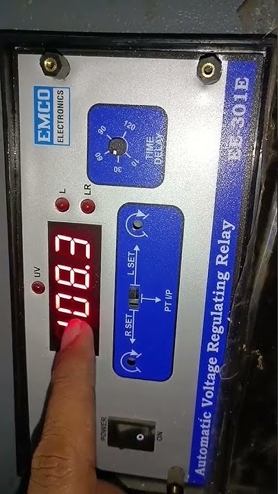 Transformer AVR-Automatic Voltage Regulating Relay EMCO-EE-301E RTCC-OLTC#relay#avr#transformer# ...