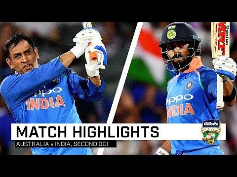 Kohli, Dhoni too good for the Aussies | Second Gillette ODI