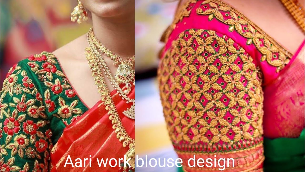 Aari work blouse design 39 || Latest Aari work blouse design 2024 | # ...
