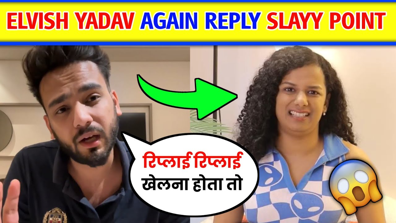 😱Elvish yadav Again Reply To Slayy Point।Slayy Point Final Reply To Elvish yadav |Elvish yadav ...