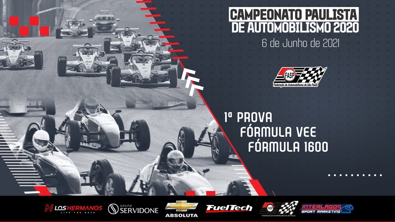 1ª Prova | FÓRMULA 1600 / FÓRMULA VEE - Interlagos, São Paulo - YouTube